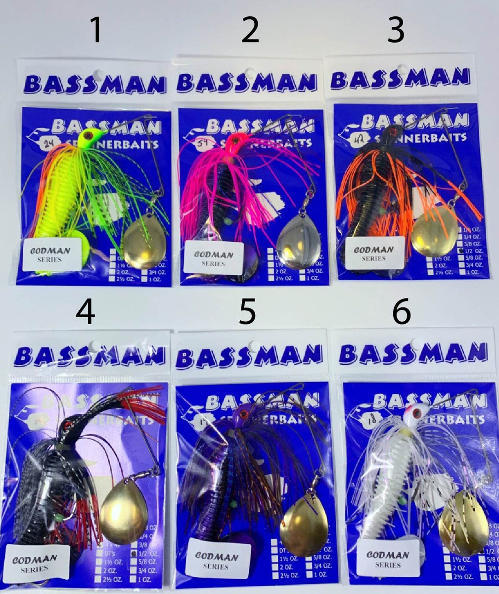 Bassman 1/2 ounce spinnerbait, Codman Series – Release Outfitters